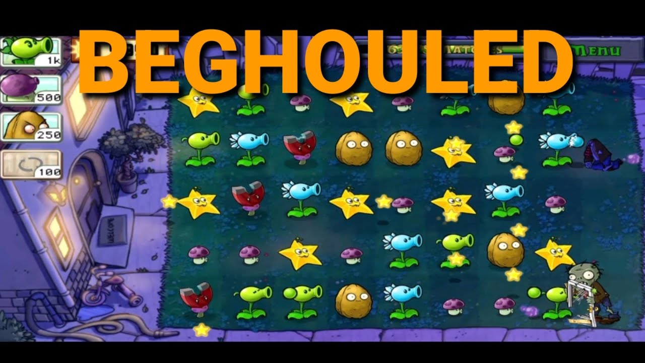 Plants Vs Zombies Mini Game Gameplay Beghouled Youtube