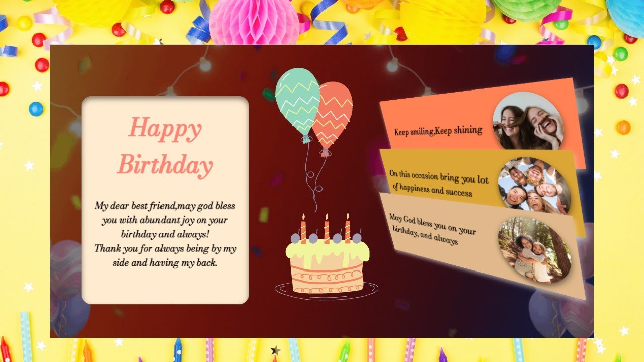 Birthday Wishing Website Using Html Css 2022 Youtube