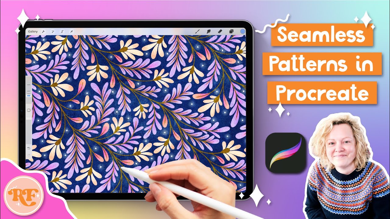 Procreate Seamless Pattern Time Lapse Youtube