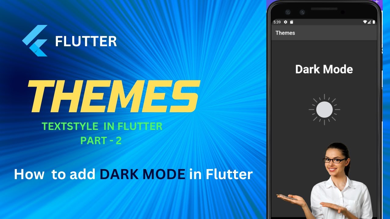 Flutter Tutorial Flutter Dark Mode Color Theme In Flutter Youtube