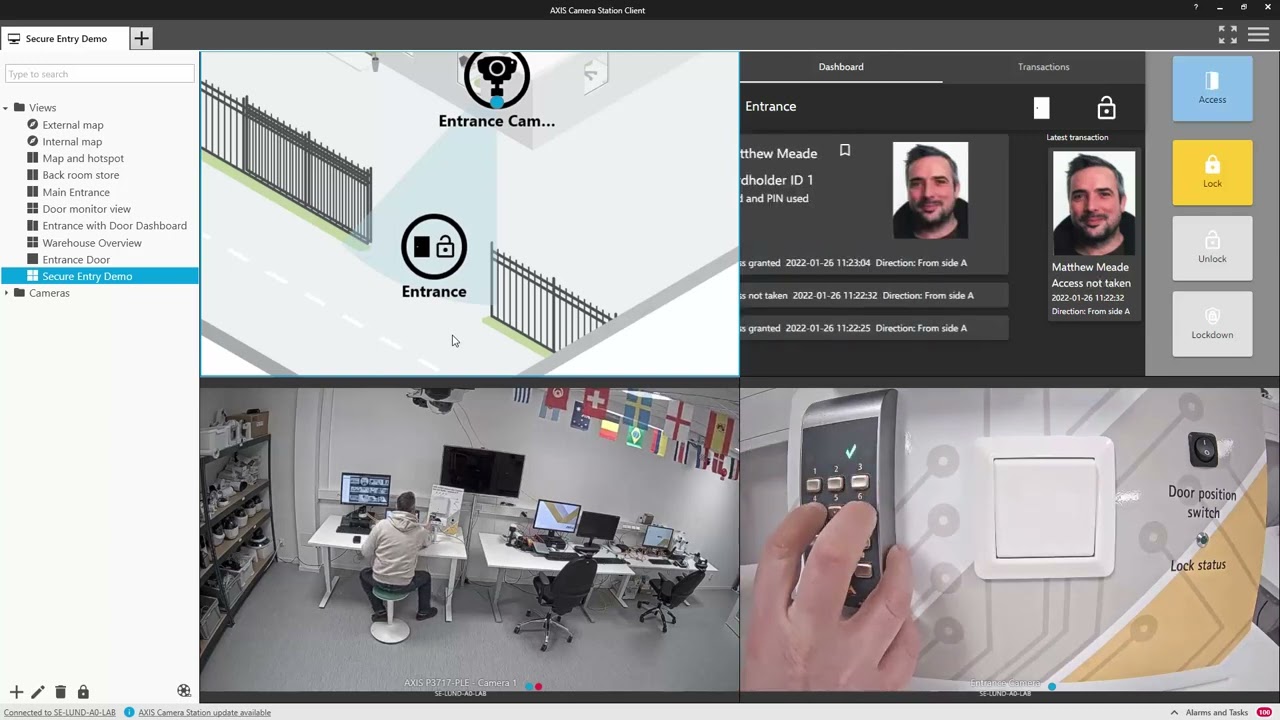 Axis Camera Station Version 5 42 New User Features Youtube