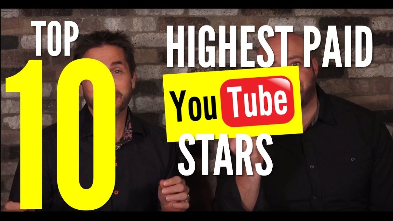 Top 10 Highest Paid Youtubers Youtube