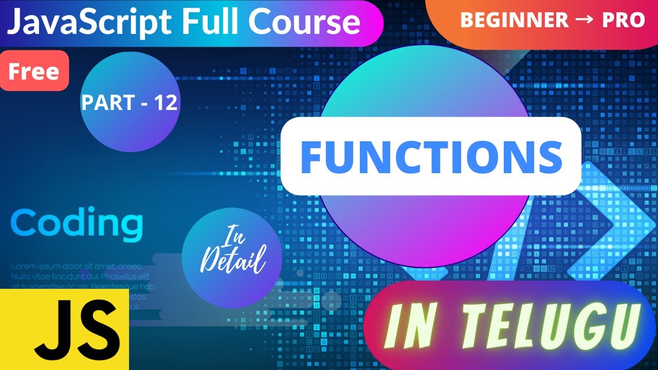 12 Learn Functions In Javascript Detail Explanation For Absolute