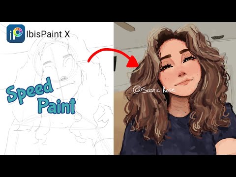 Ibispaint X Portrait Speed Paint Youtube