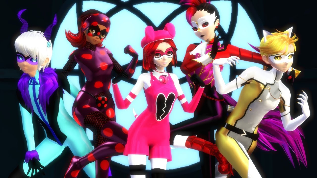 Miraculous тшж Akumatized Heroes Part 5 Transformationsуамfanmadeуан Youtube