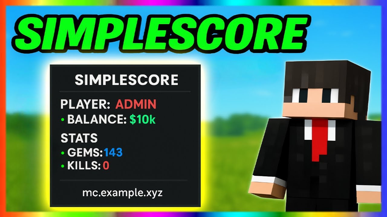 Minecraft Java Simplescore рџ љ So Machst Du Dein Eigenes Scoreboard