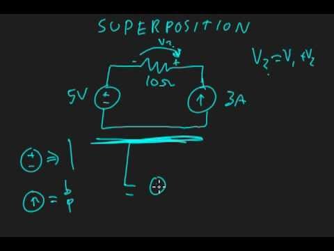 Electric Circuit Class Discussions: Week Six: Superposition Theorem on ...