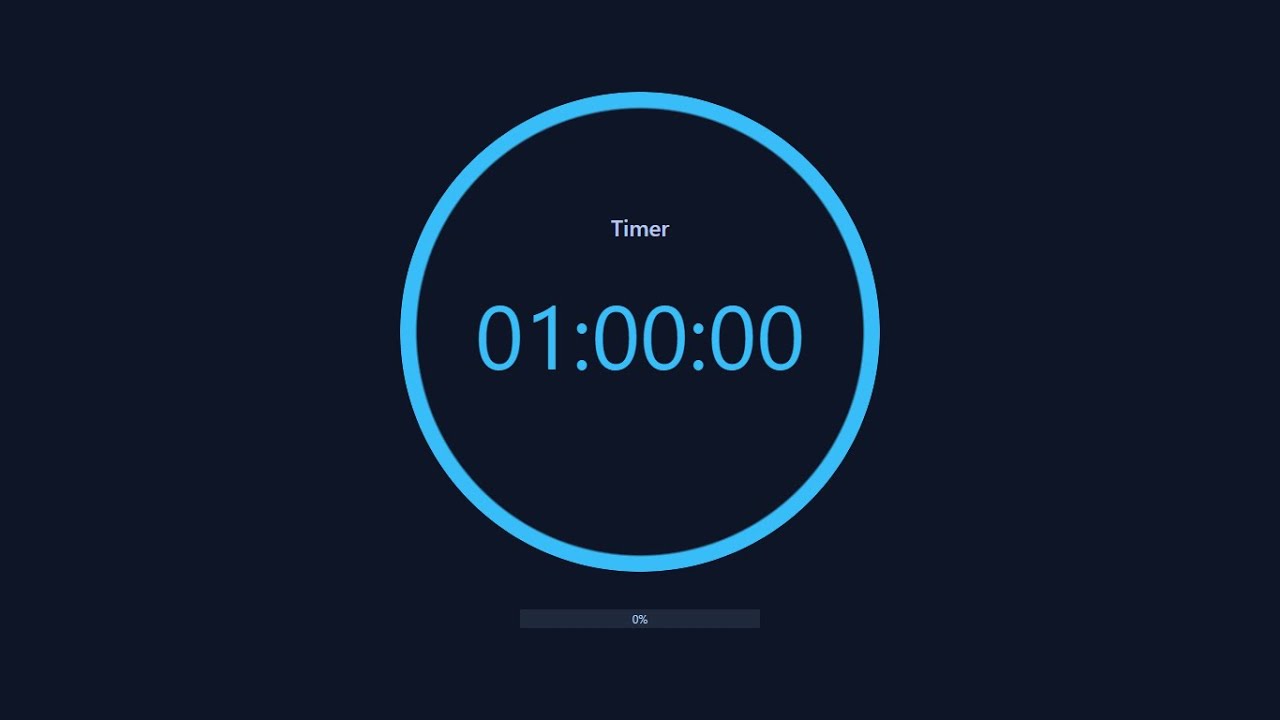 1 Hour Timer Countdown Youtube