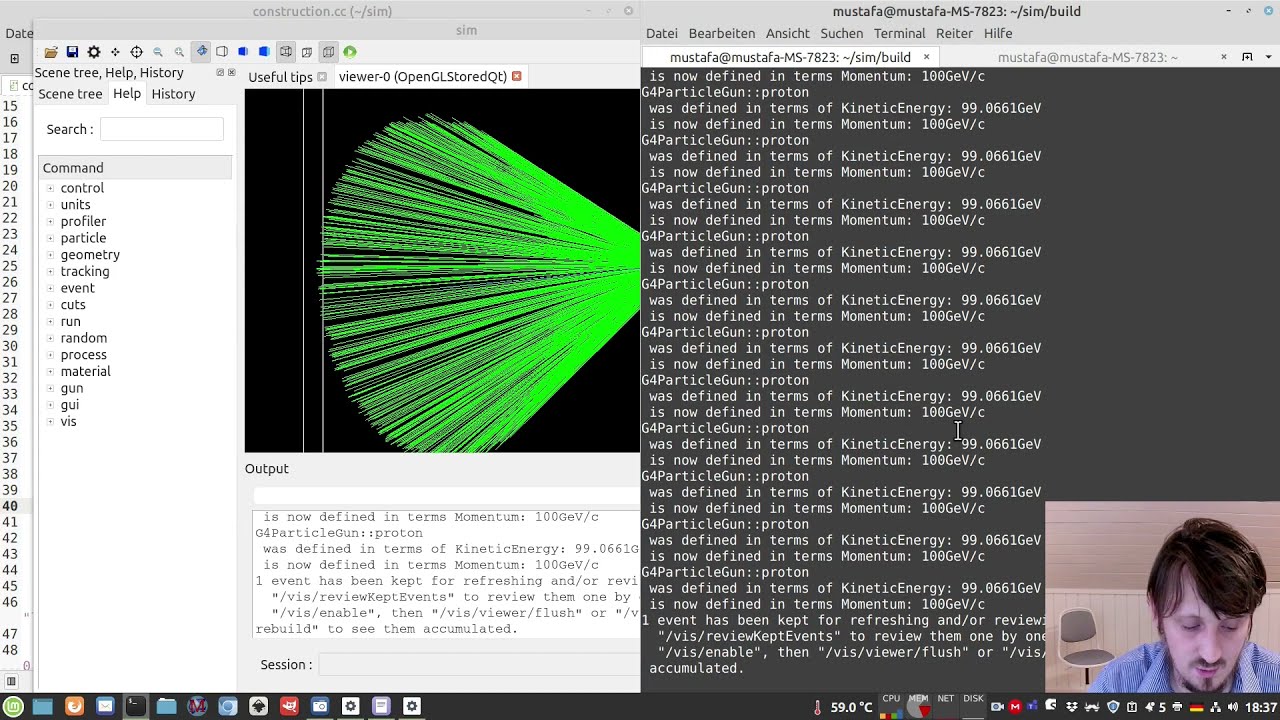 Geant4 Tutorial 6 Adding Detector Volume Youtube