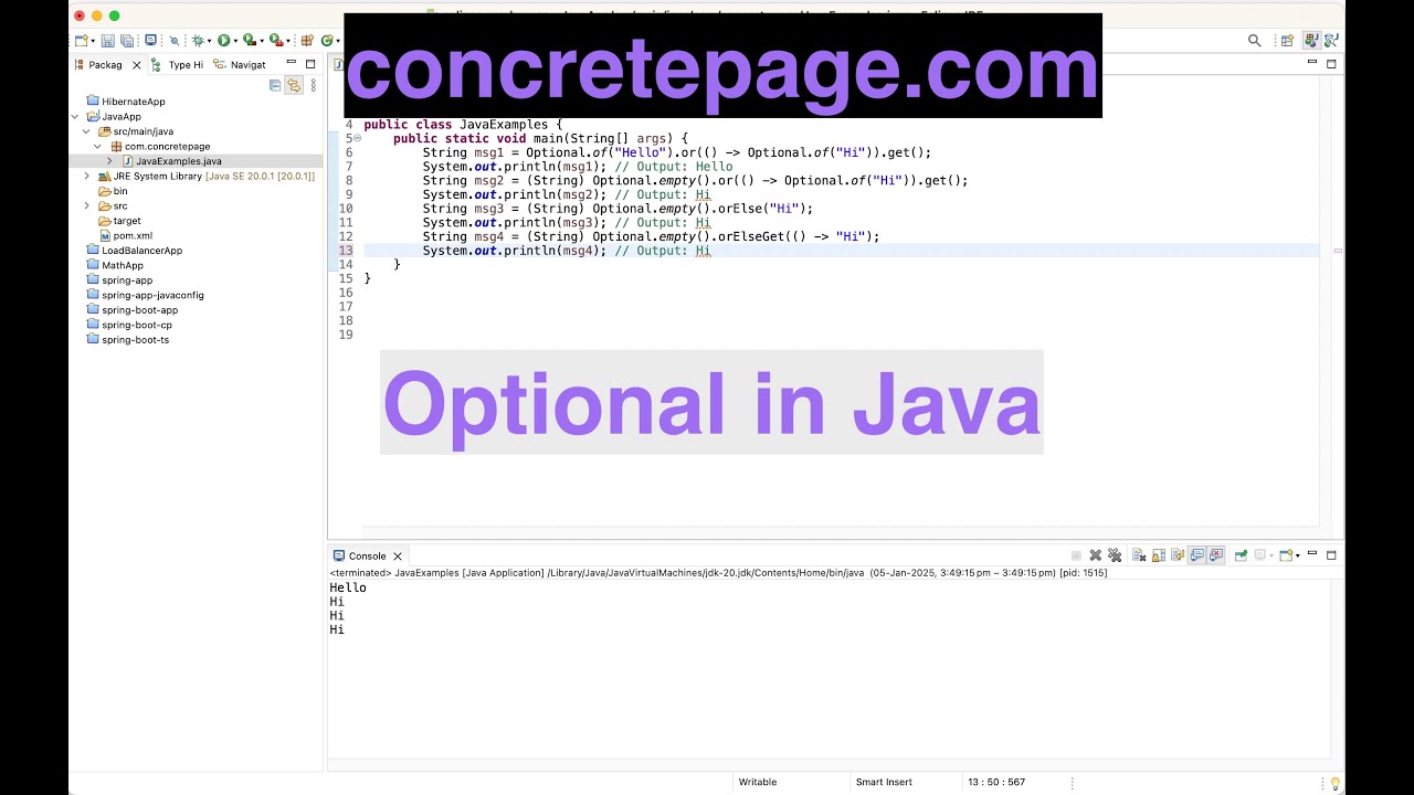 Optional In Java Youtube
