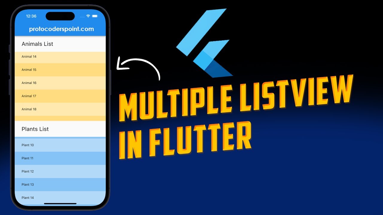 Multiple Listview In Flutter Youtube