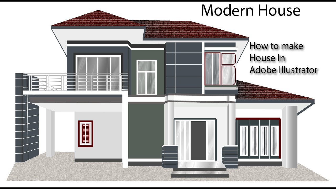 How To Draw House In Illustrator