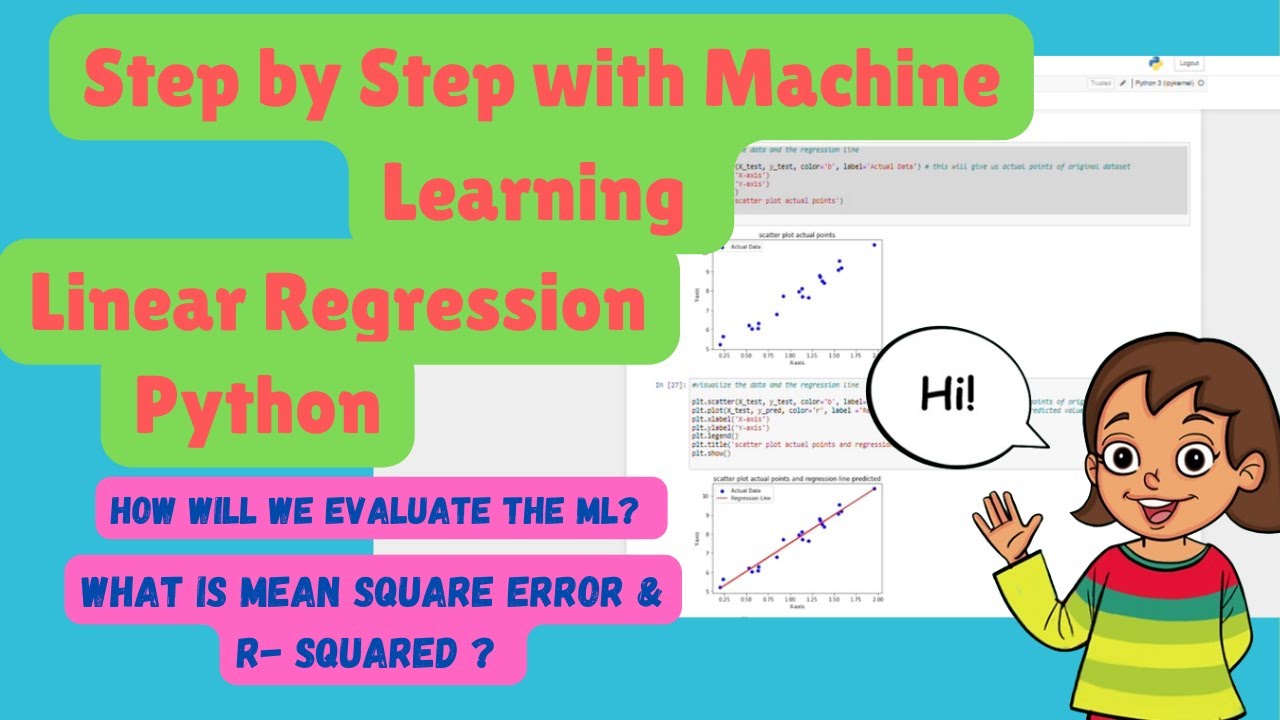 Step By Step Machine Learning Under 9 Minutes Simple Linear Regression