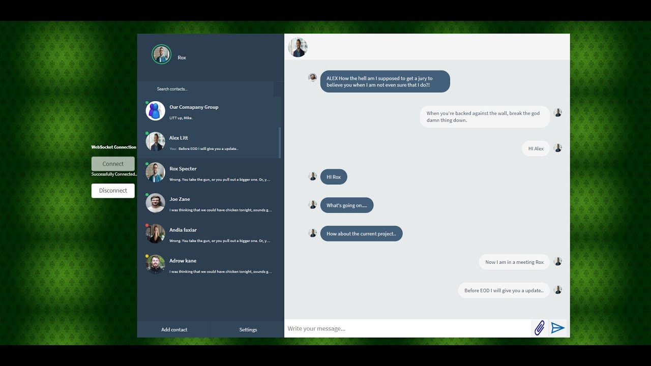 Websocket Springboot Chatapplication Youtube