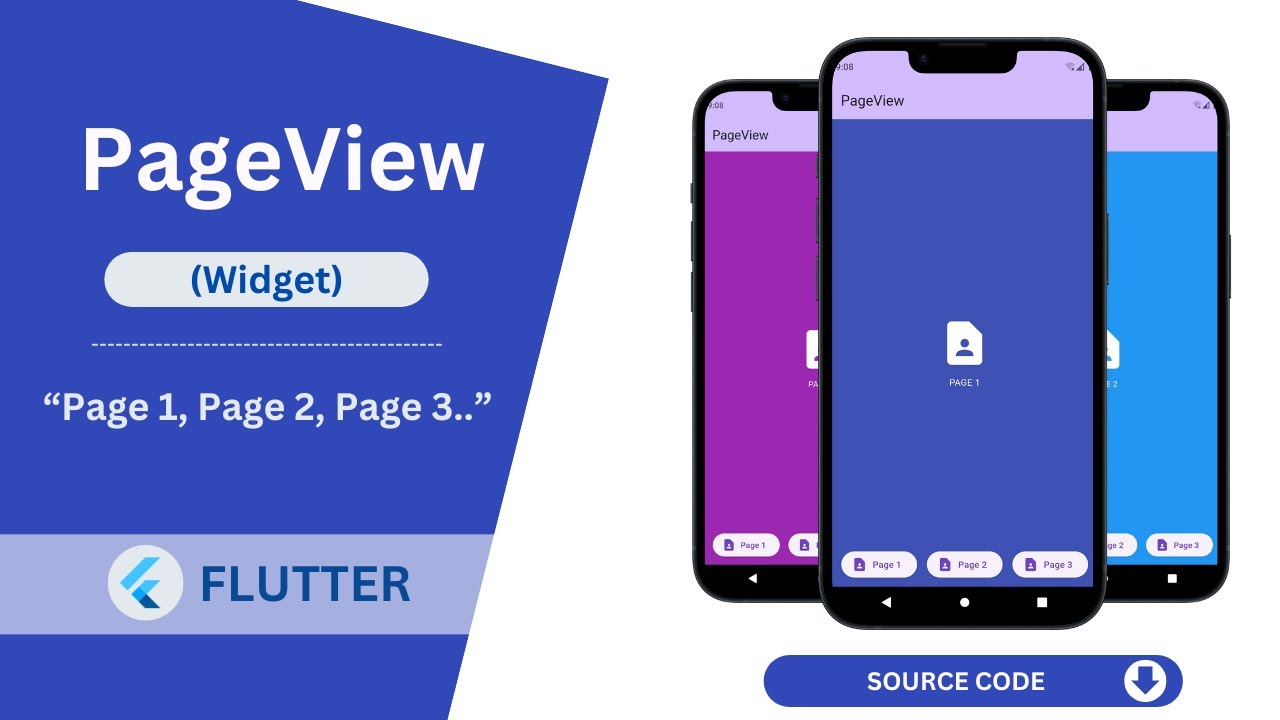 Flutter Pageview Widget Tutorial How To Create Pageview In Flutter