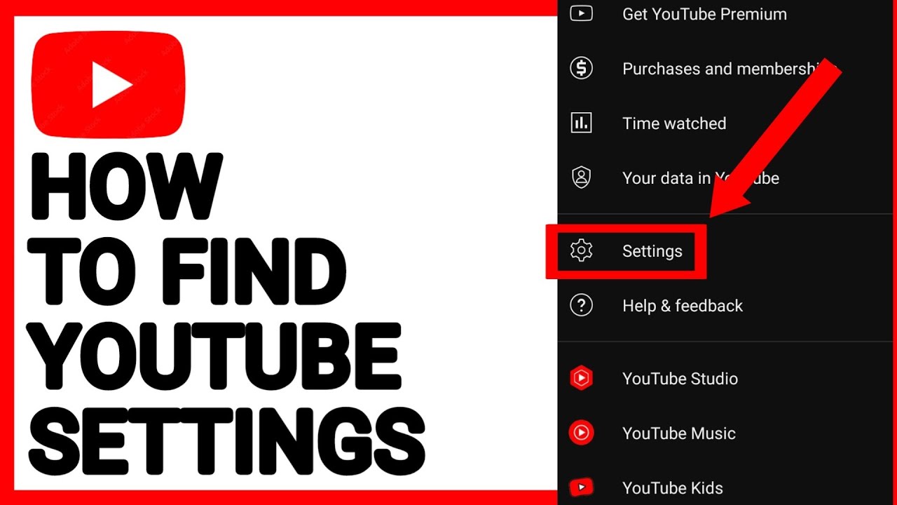 How To Find Youtube Settings Youtube