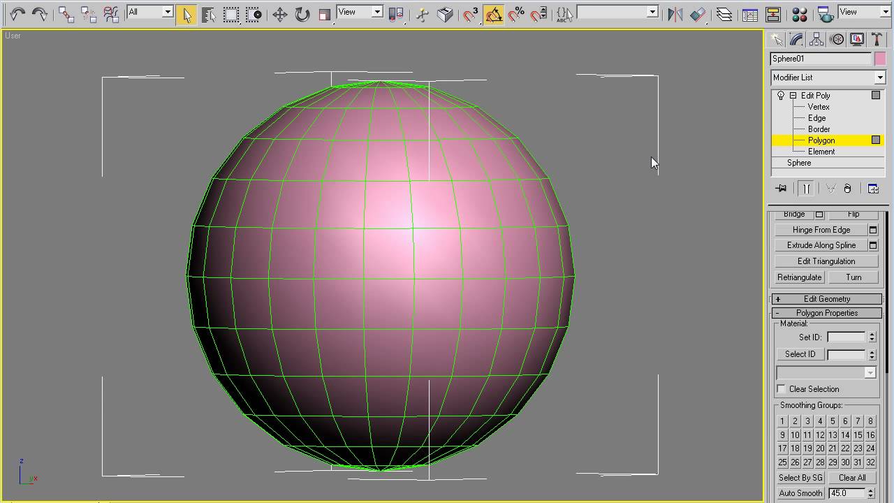 3d Studio S Max Smoothing Groups Tutorial Youtube