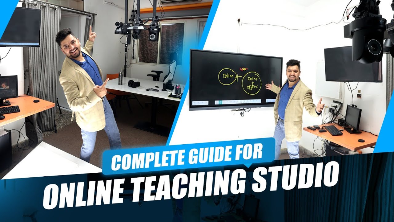 Online Class Setup For Teachers Educational Studio Setup