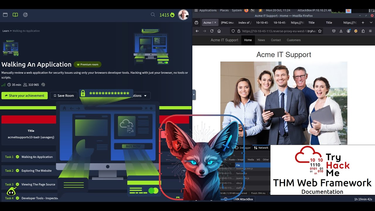 Tryhackme Walking An Application Full Walkthrough 2025 Youtube