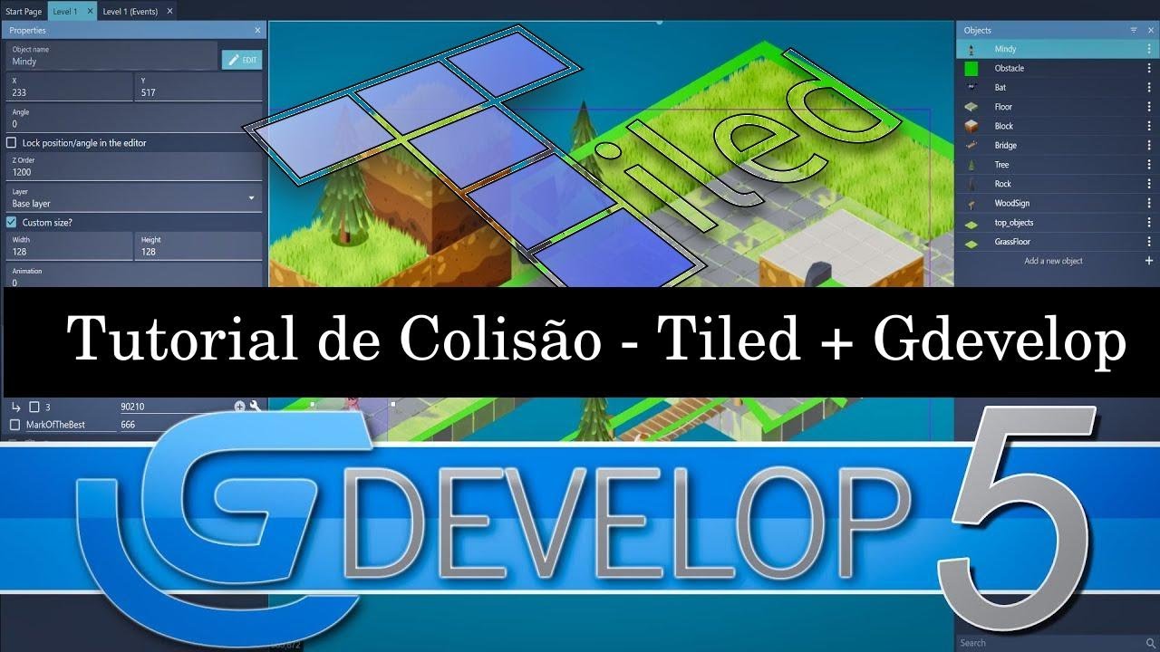 Tutorial Colisão Do Tiled No Gdevelop Youtube