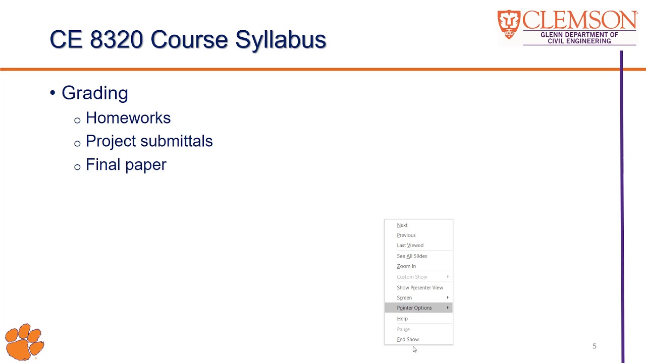 Ce 8320 Session 1 Youtube