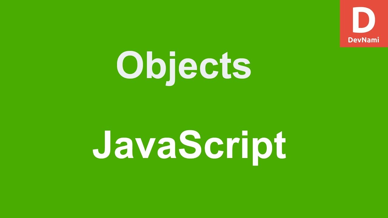 Javascript Objects Youtube