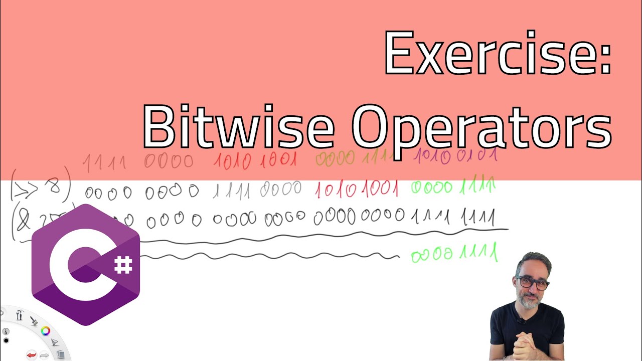 E 8 Bitwise Operators Learning C Youtube