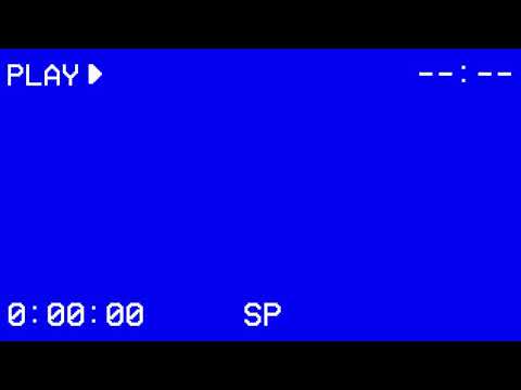 Vhs Blue Screen Intro 4k Youtube