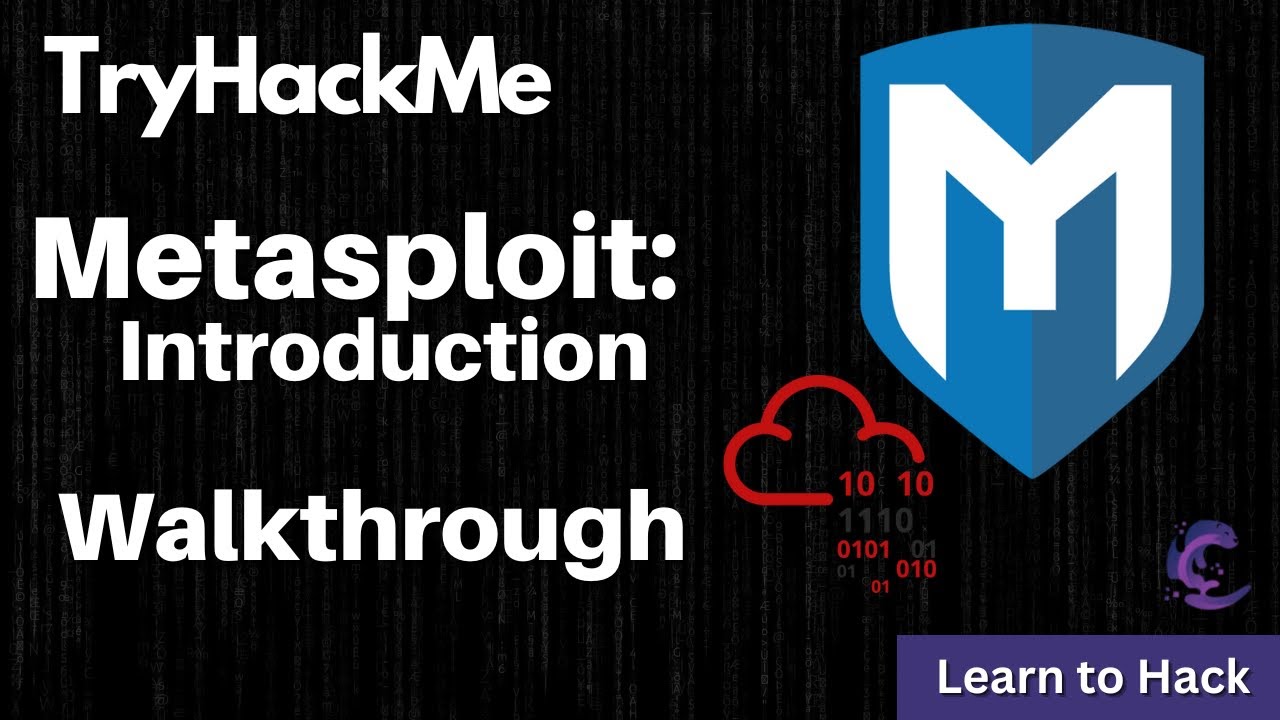 Tryhackme Metasploit Introduction Walkthrough Comptia Pentest