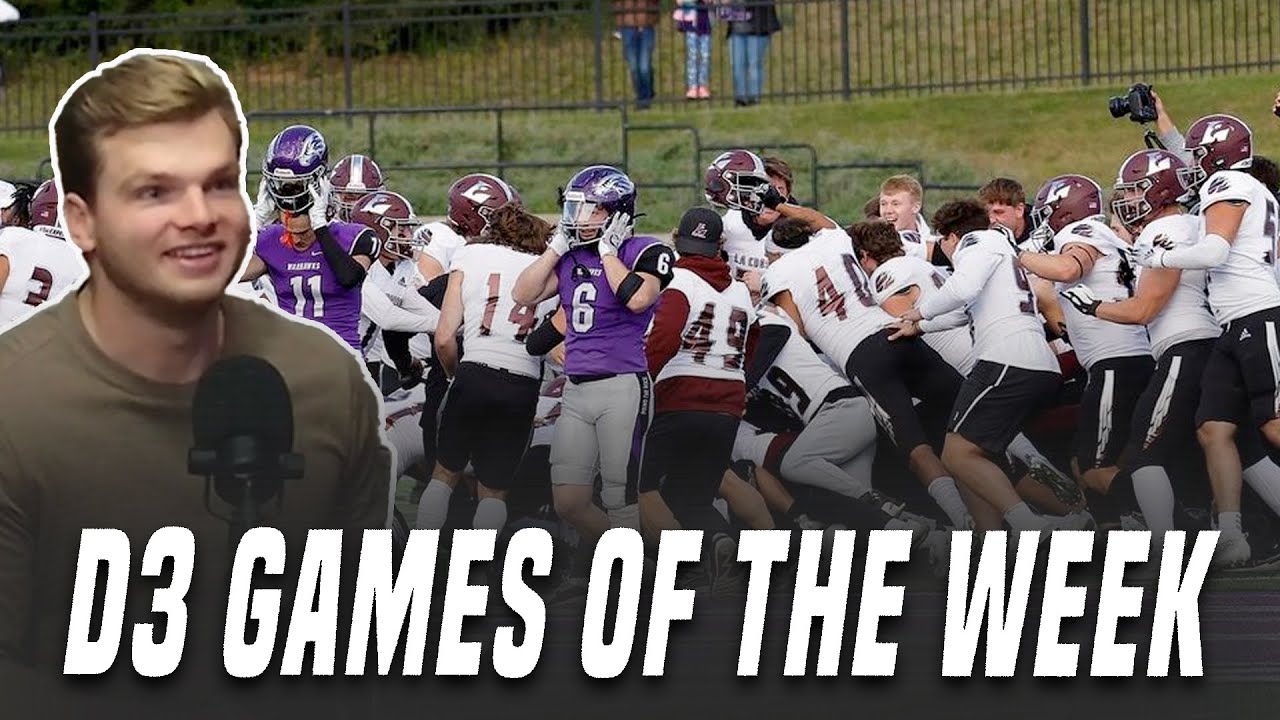 There Were Some Wild D3 Games This Week Youtube