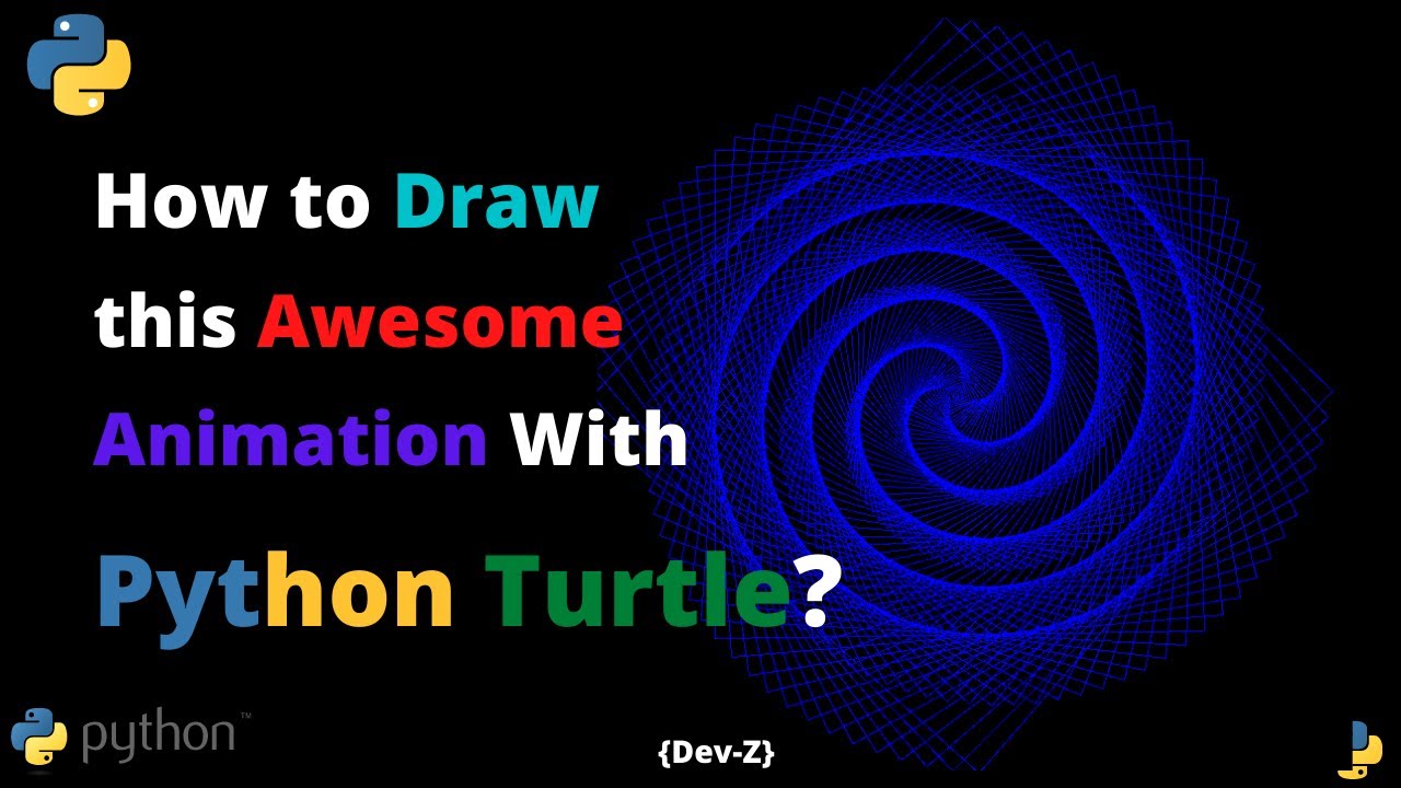 Python Turtle Drawing Turtle Python Graphics Using Python Turtle