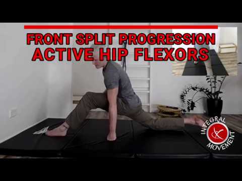 Develop Front Splits Active Hip Flexor Flexibility Youtube