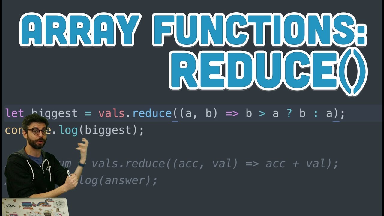 16 7 Array Functions Reduce Topics Of Javascript Es6 Youtube