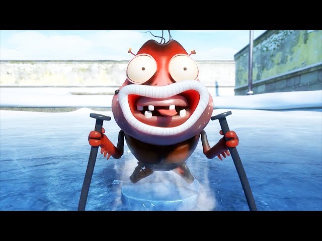 Larva Ice Skating Cartoon Movie Cartoons For Children Larva