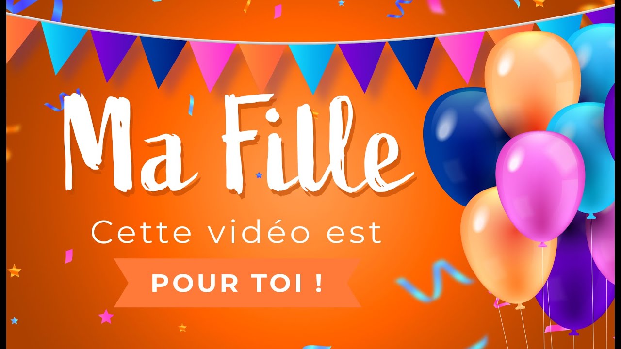 Joyeux Anniversaire Ma Fille Collier Joyeux Anniversaire Ma Fille