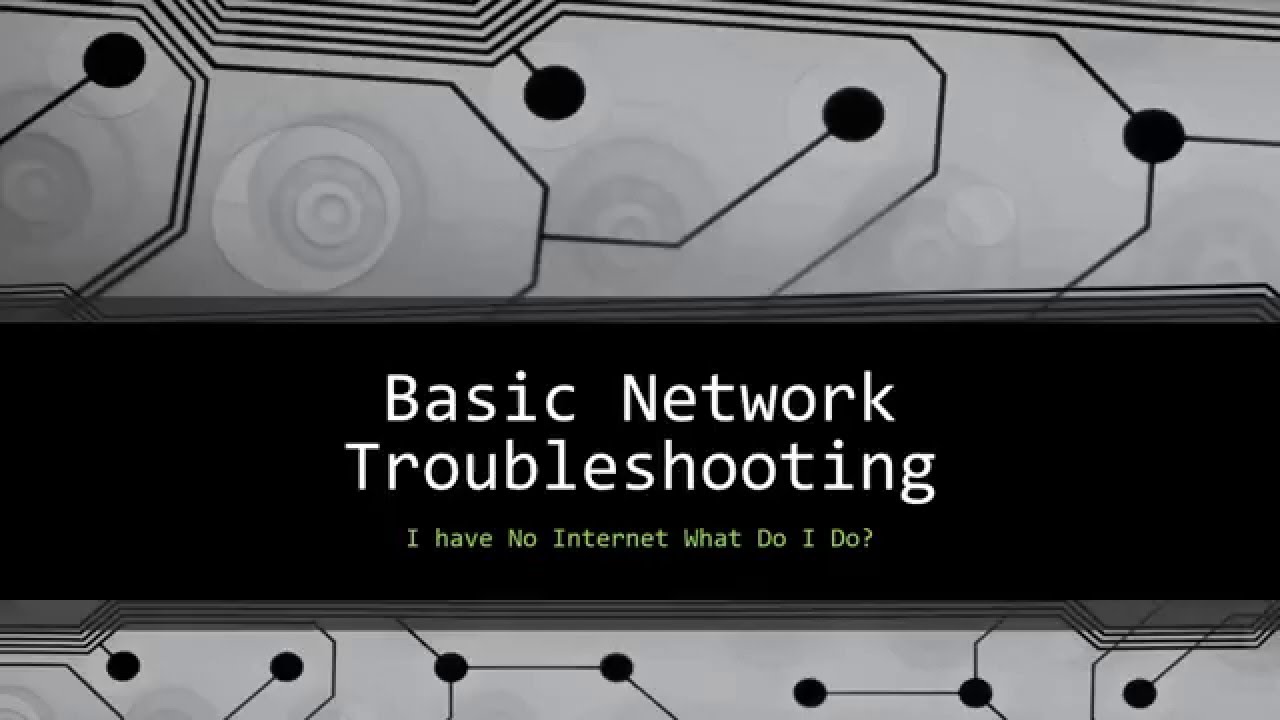 Basic Network Troubleshooting For Home Users Youtube
