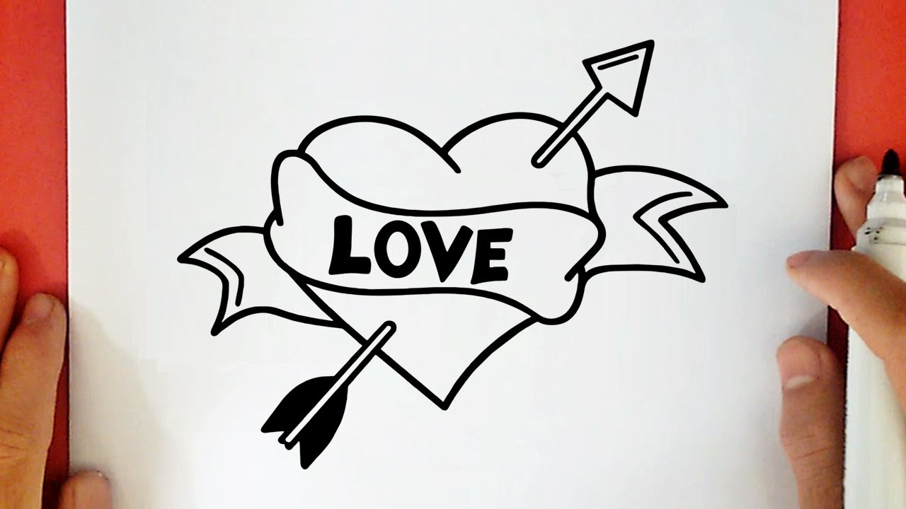 Como Dibujar Un Corazón A Lápiz Novalena