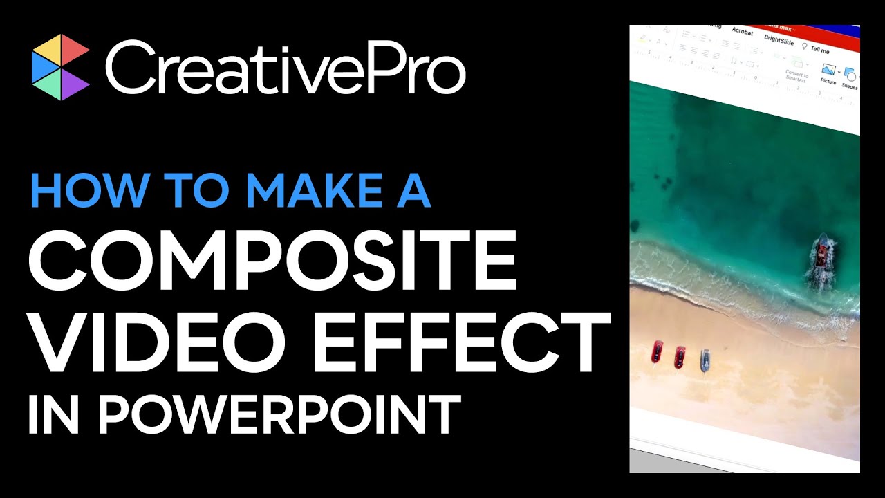 Powerpoint How To Make A Composite Video Effect Video Tutorial Youtube