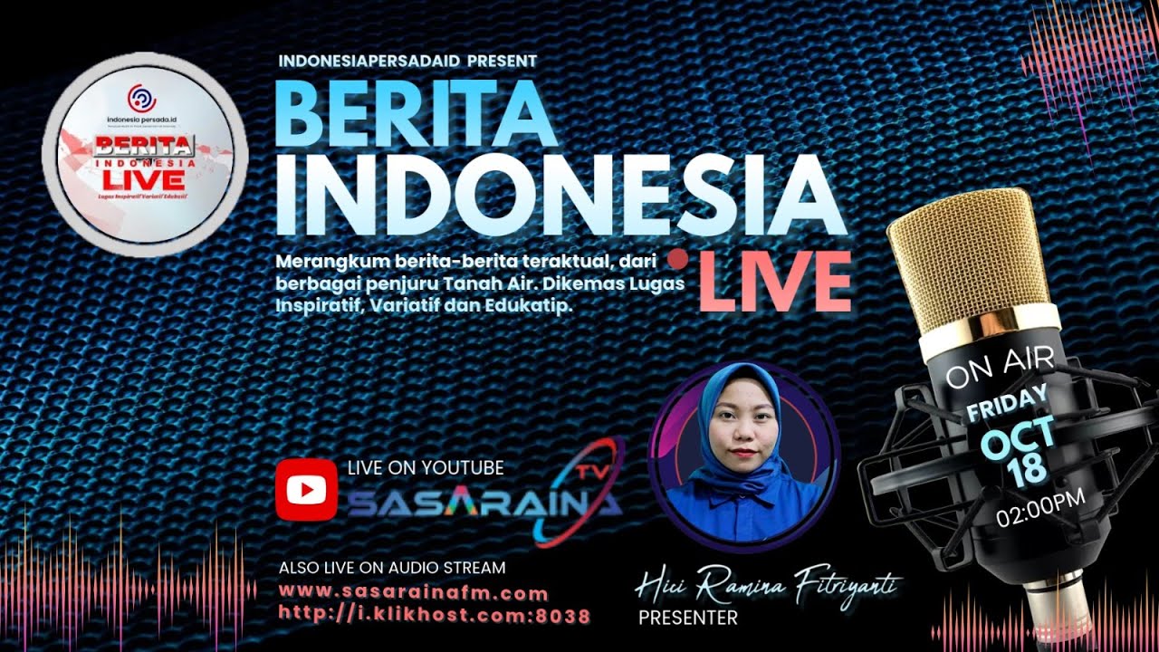 Berita Indonesia Live 18 Oktober 2024 Youtube