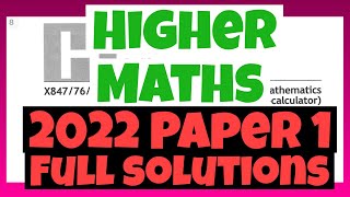 2022 Higher Maths Paper 1 Full Solutions Clelland Maths Mp3 Music & Mp4 ...