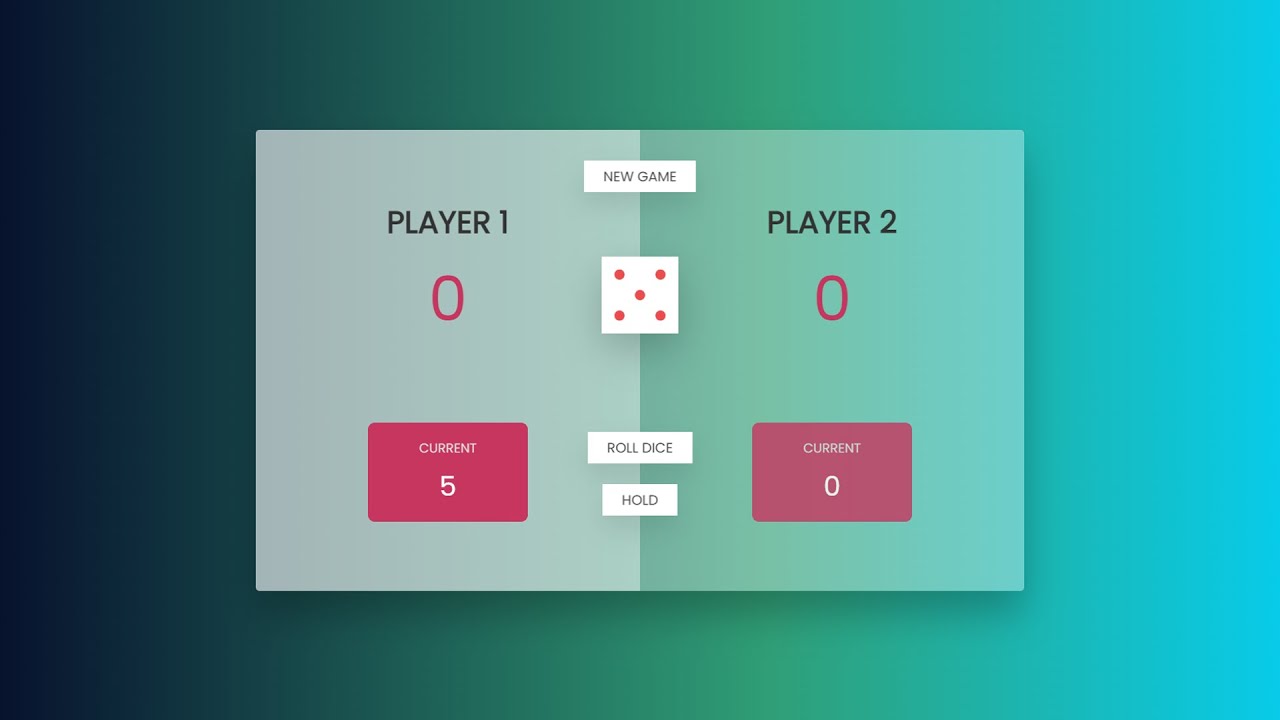 How To Make Roll Dice Game In Javascript Youtube