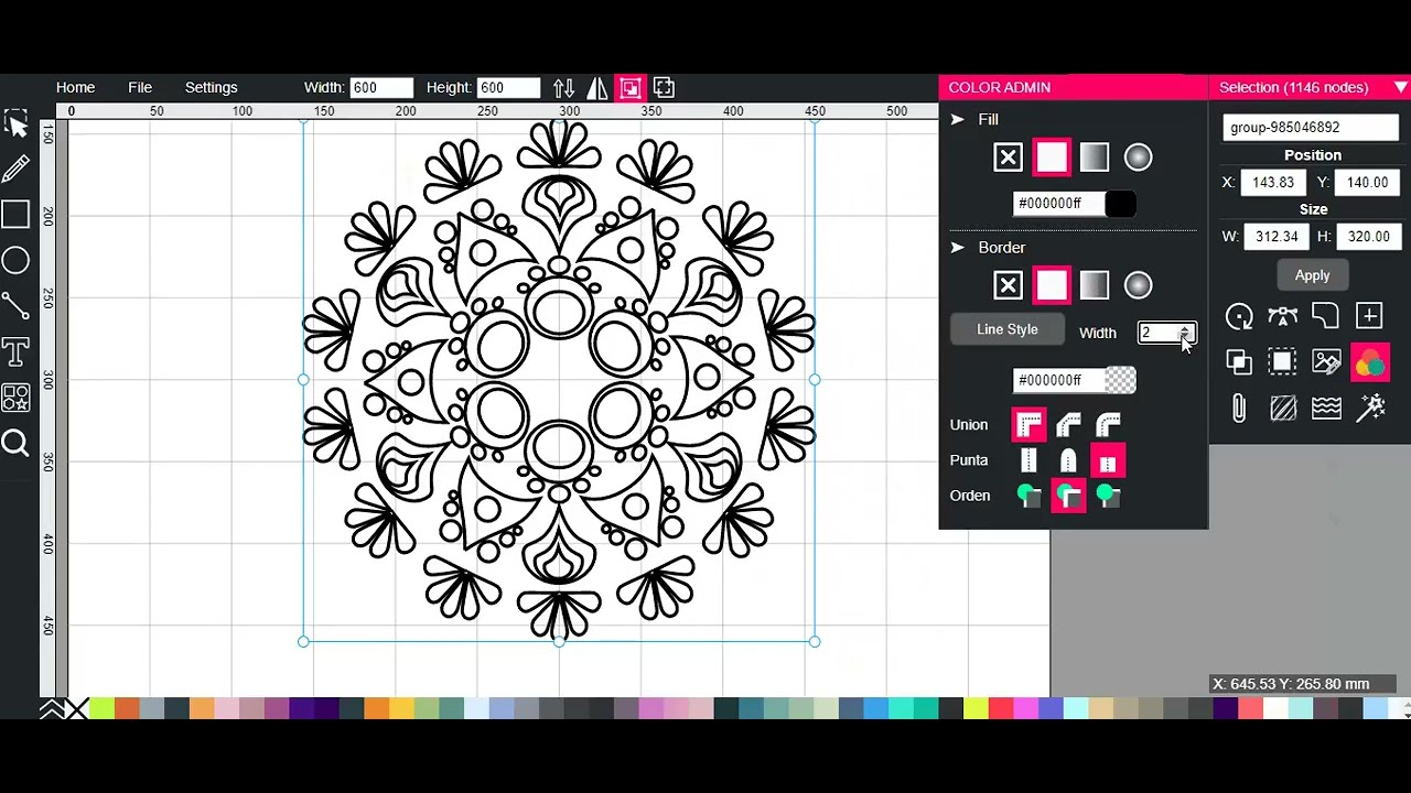 Artdraw Svg Cricut Mandala Generator Youtube