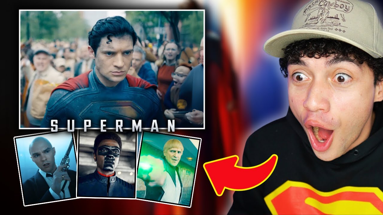 Superman Trailer Breakdown Easter Eggs Details You Missed Youtube