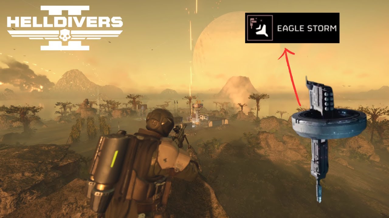 Helldivers 2 Democracy Space Station Eagle Storm Showcase Youtube