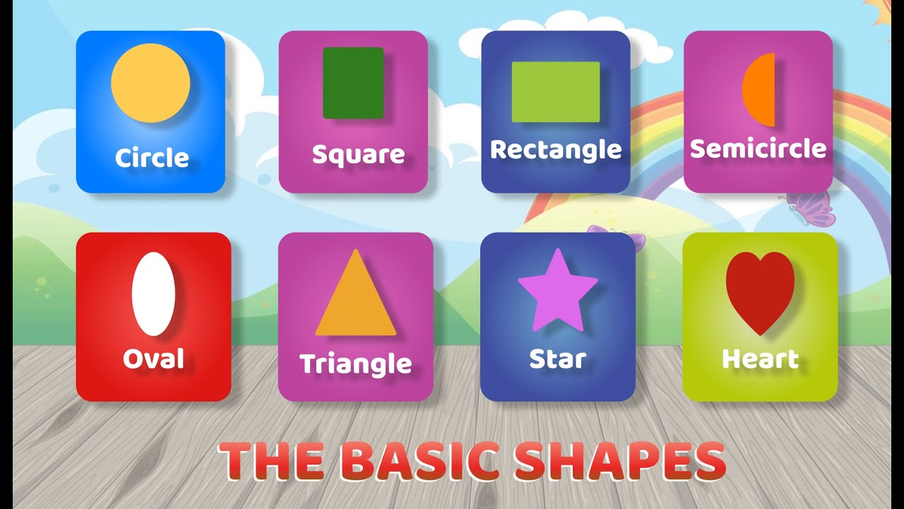 The Basic Shapes Kindergarten Lessons Learn About Geometric Shapes