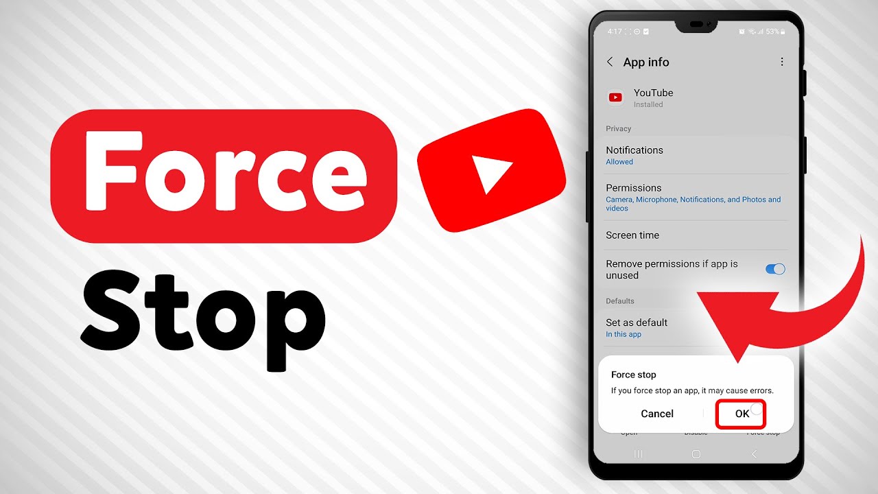 How To Force Stop Youtube Full Guide Youtube