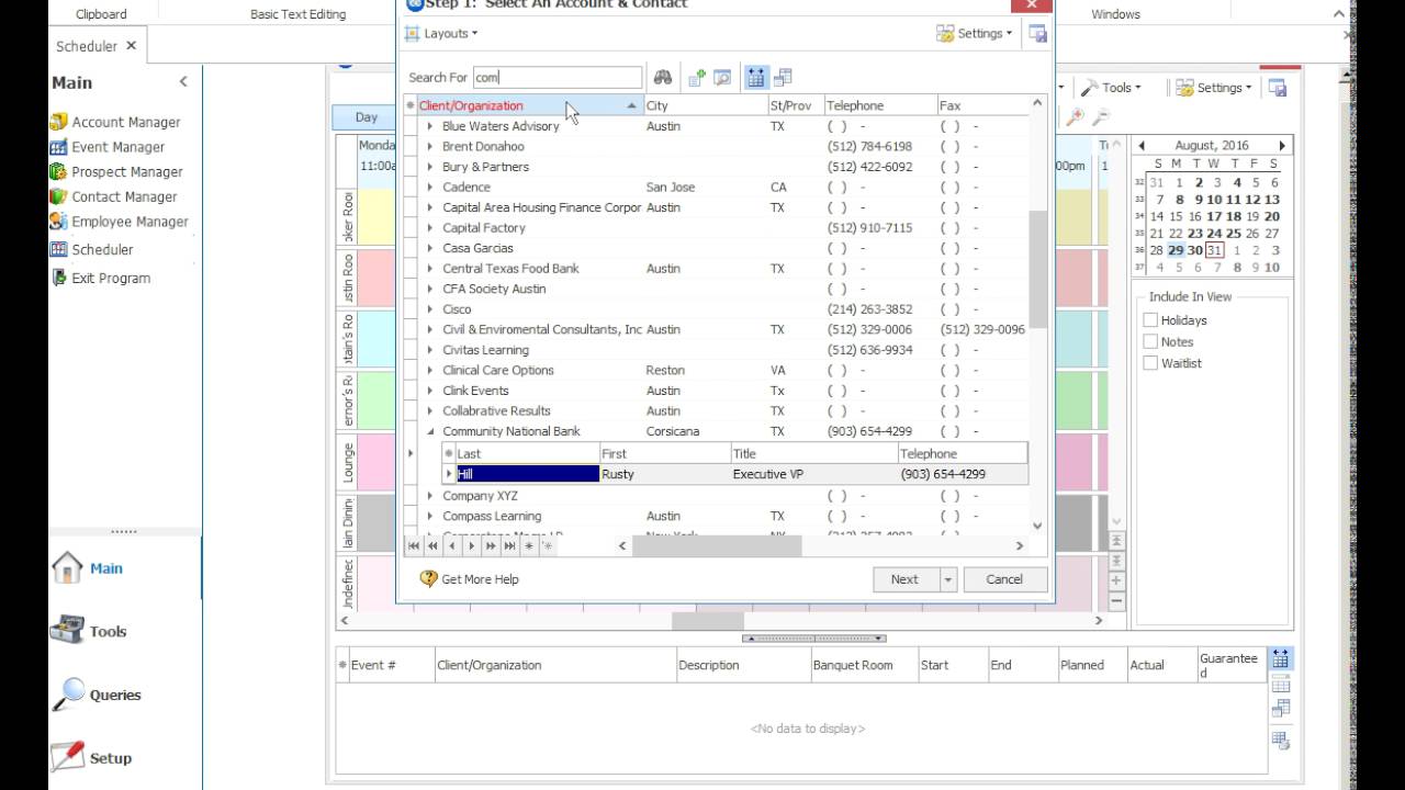 Steakhouse Caterease 1 Entering Back Data And Booking And Event Youtube