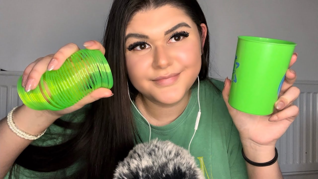 Asmr Green Triggersрџ љрџќџ Youtube