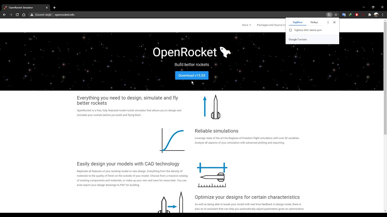 Openrocket Nasıl İndirilir Open Rocket Eğitimi Youtube