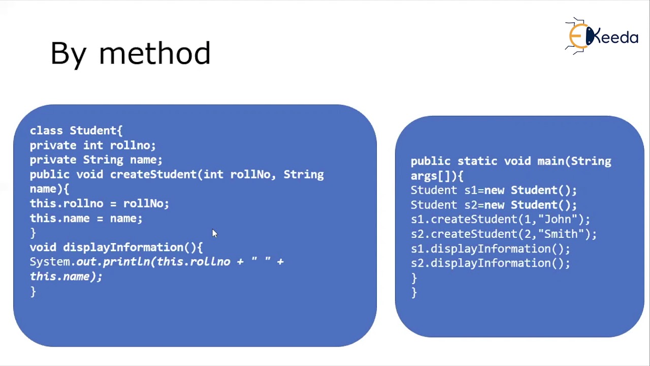 Objects In Java Youtube